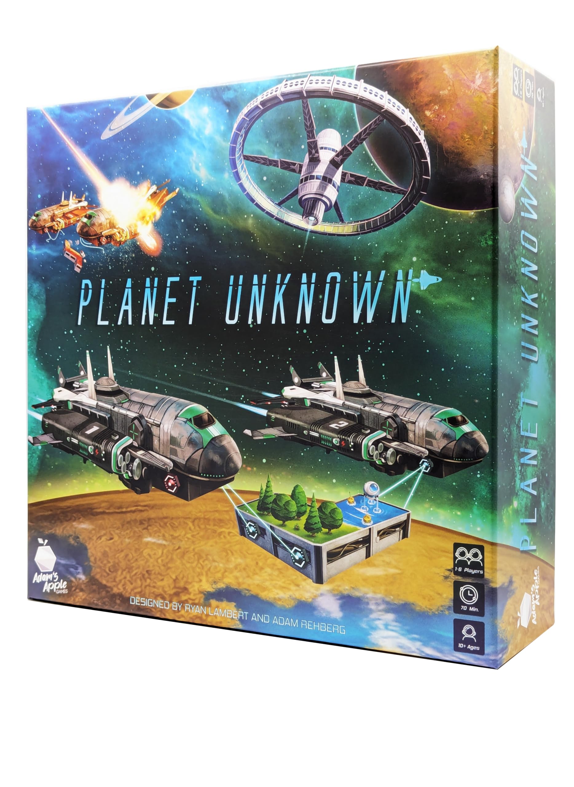Planet Unknown, Strategy Board Game, for 1 to 6 Players and Ages 10+,