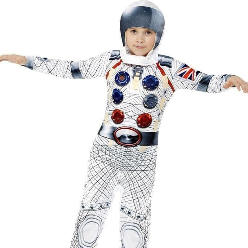Deluxe Spaceman Costume Kids White